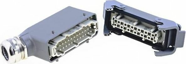 Разъем HARTING 10330240000 Разъем HAN "папа" / "мама" гнездо + вилка Han-Kit PIN 24 1шт