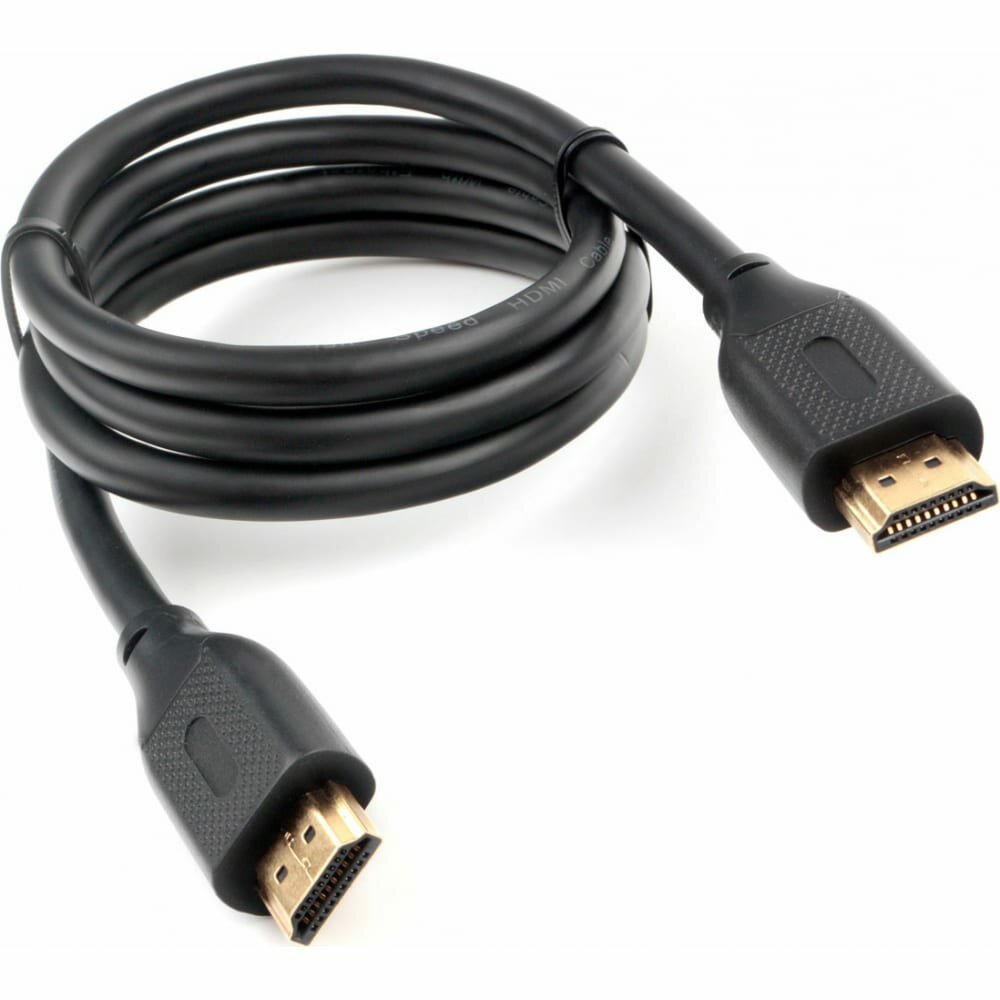 Кабель HDMI Cablexpert 1м, v2.1, 8K, 19M/19M, черный, пакет CC-HDMI8K-1M
