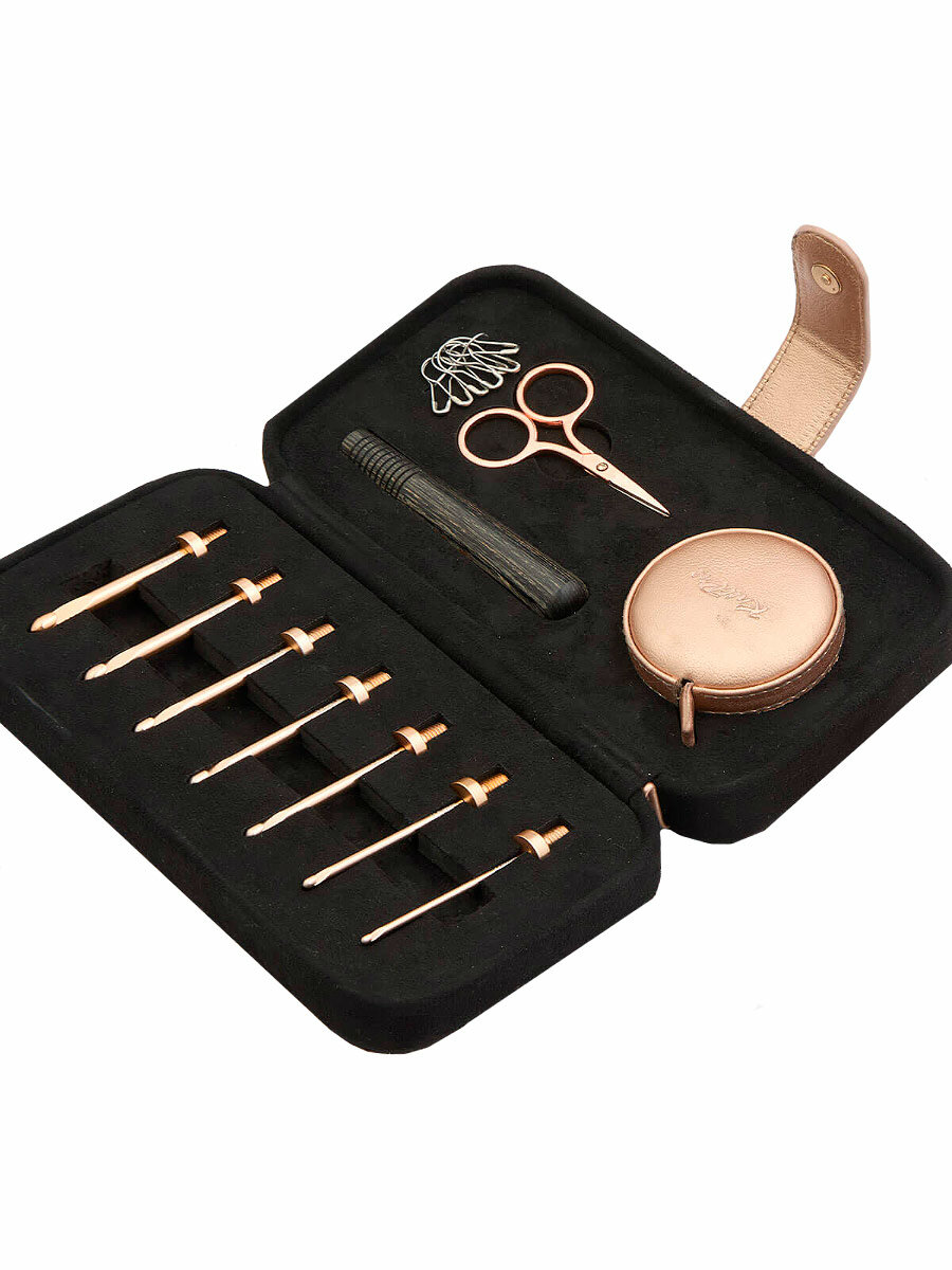 Набор "Starter" крючков для вязания съемных "Oasis", длина 14см, 7 размеров, KnitPro, 30981