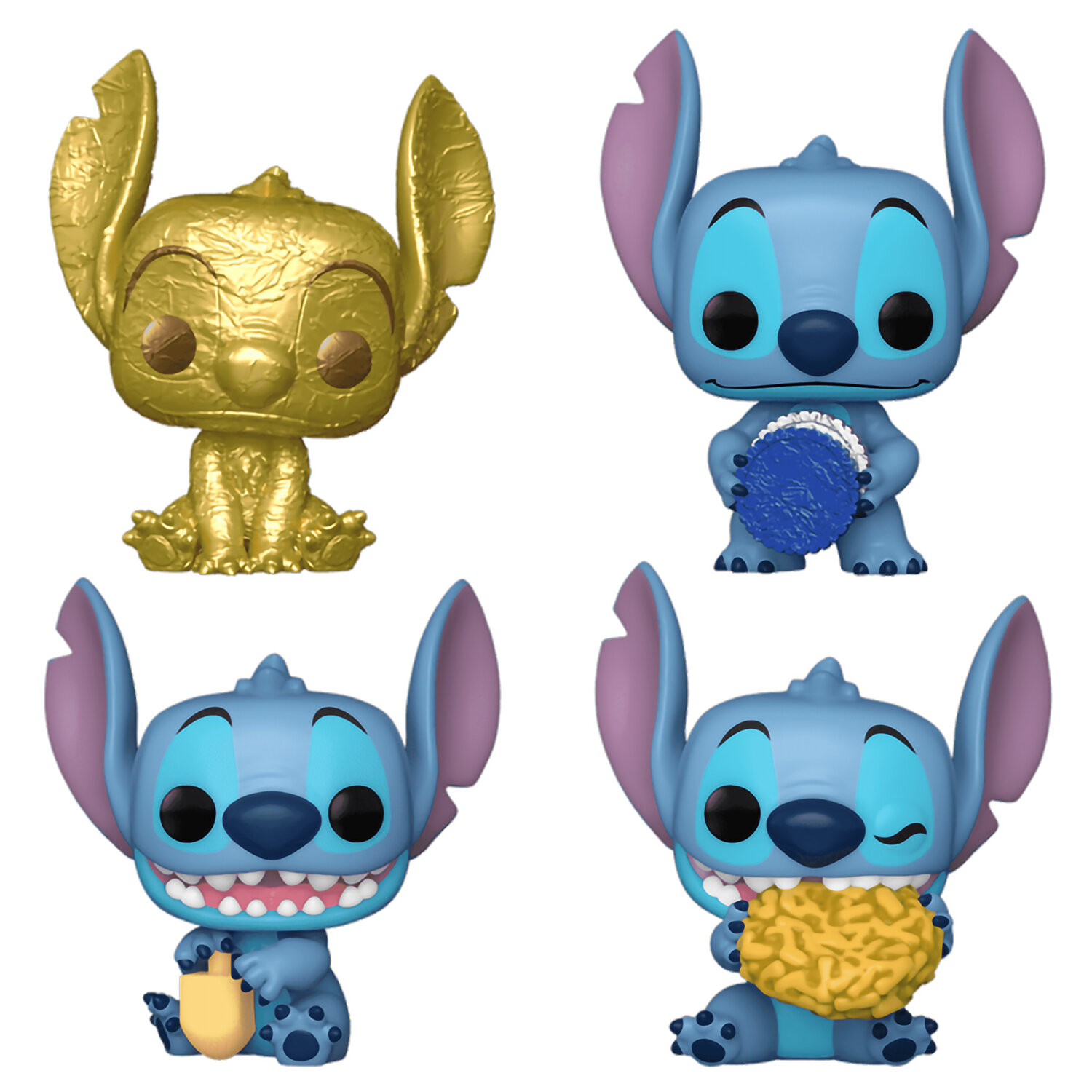 Набор подарочный Funko Pocket POP! Disney Lilo & Stitch Stitch Hanukkah Dreidel Box 4 фигурки