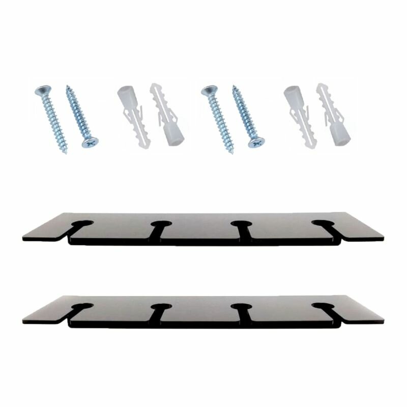 Стойка для бокалов вина Настенная акриловая стойка бокалов, подставка стеклянной посуды, вешалка хранения барной кухни