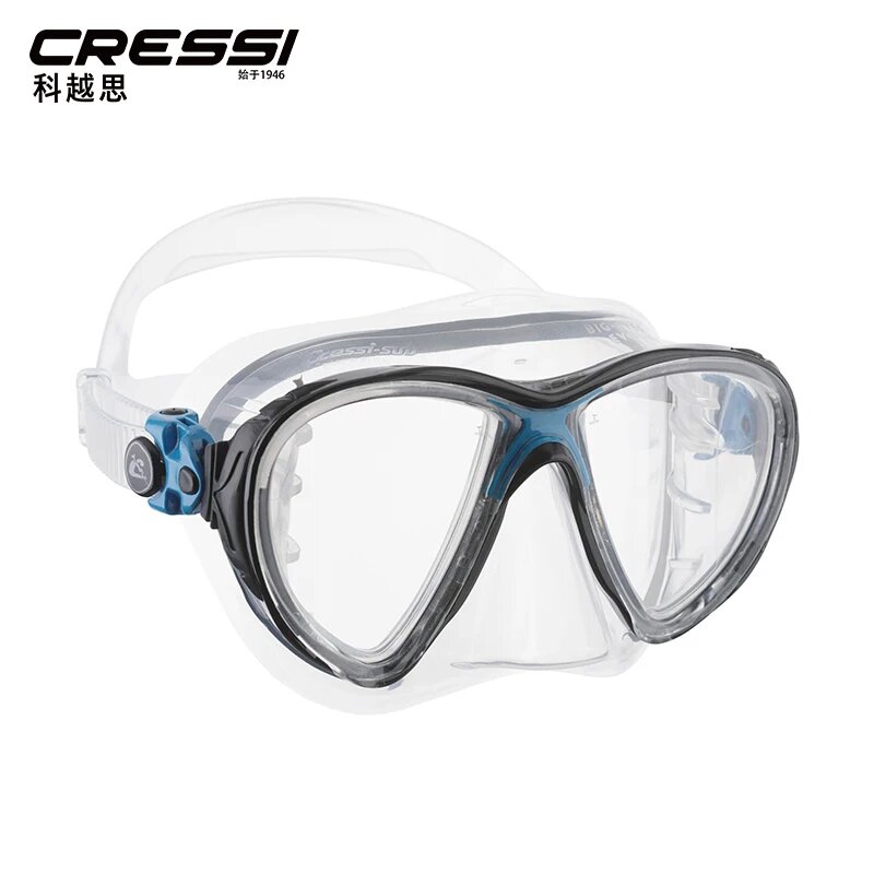 Маска для дайвинга Cressi Big Eyes Evolution CLEAR-BLUE-BLACK