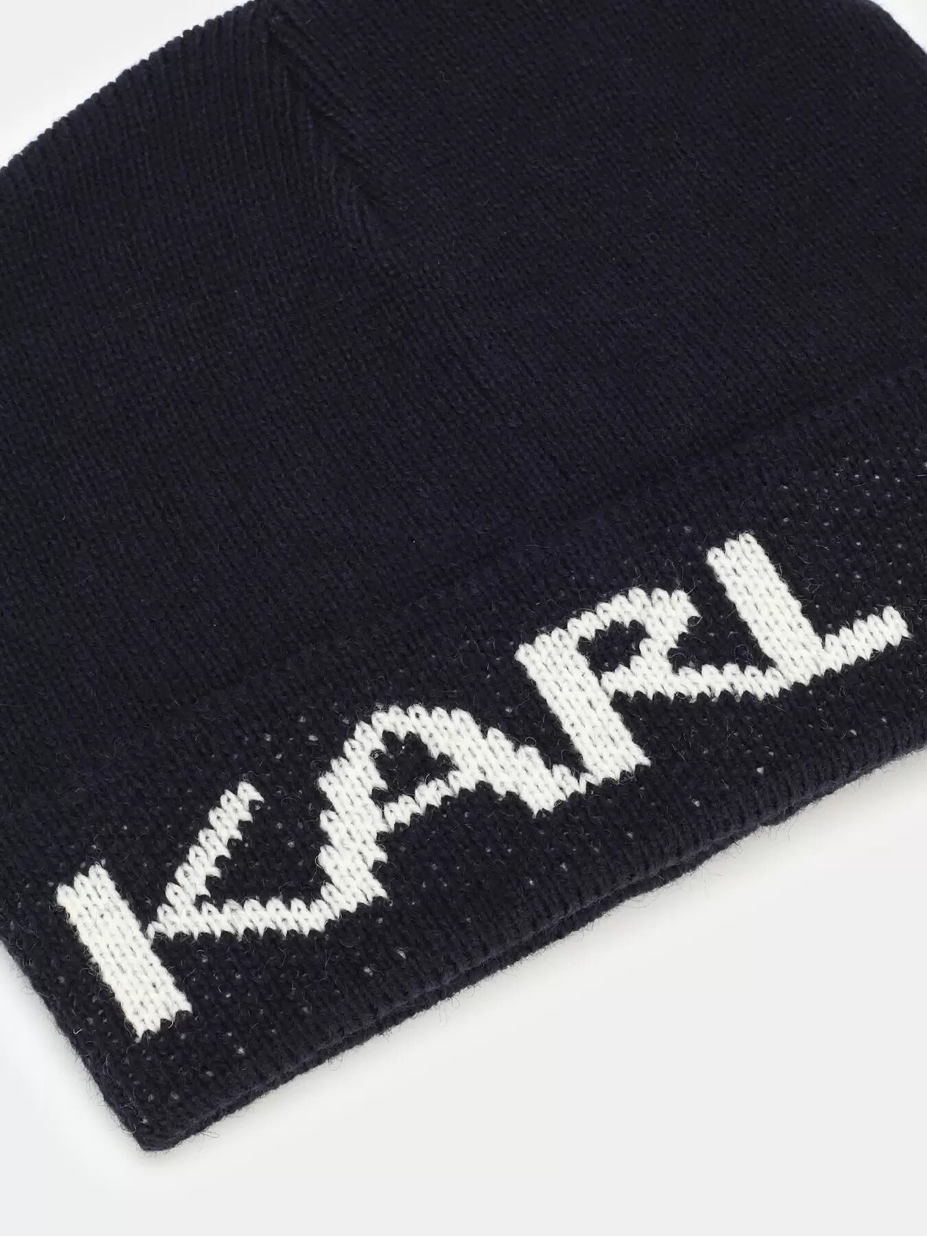 Шапка Karl Lagerfeld для мужчин, размер 59/60, темно-синий — фото 1