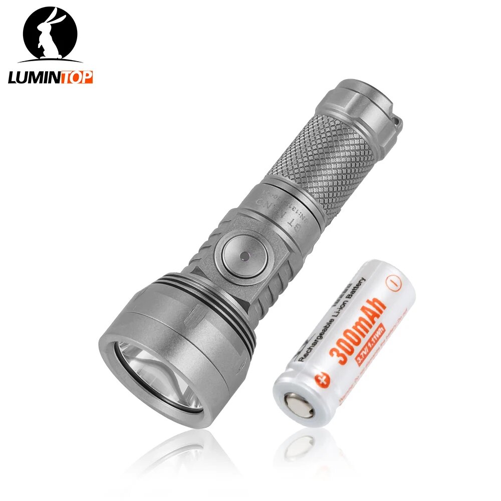 Lumintop GT NANO V3.0 титановый фонарик 700 люмен Titanium Sandblast
