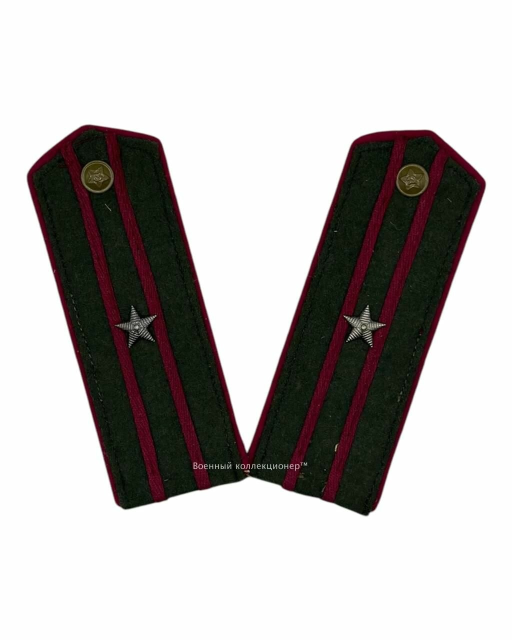 Погоны полевые майор, пехота, РККА, СССР обр. 1943 г.