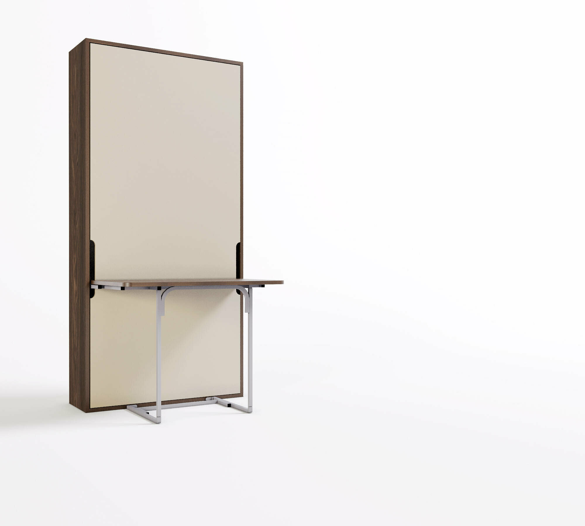 Шкаф кровать-трансформер со столом Летто Таволо 900 Лайт Космо