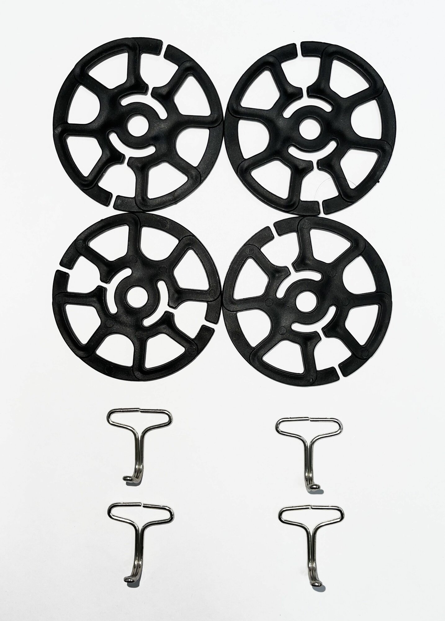 Крепежный набор для автомобильных накидок (комплект 4 шайбы, 4 крючка)