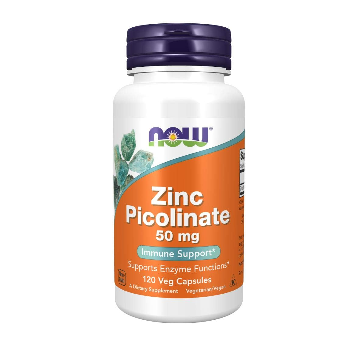 NOW Foods, Zinc picolinate, Пиколинат цинка в капсулах, 50 мг, 120 шт.