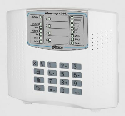 Устройство охранное объектовое Элеста Юпитер-2443 (УОО "Юпитер-4 IP/GPRS")