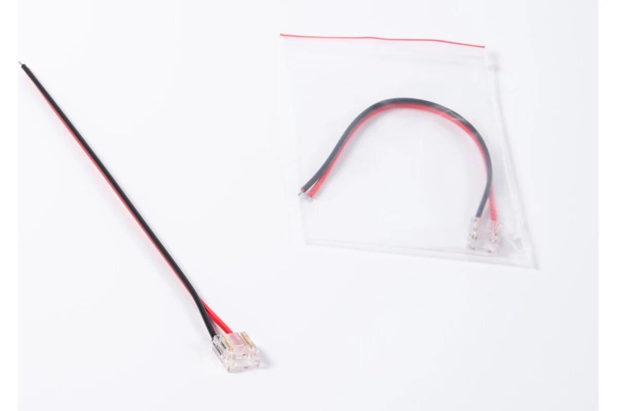 FIBERLI ПКЛ-М8 24V прямой коннектор для монохромной ленты 8 мм IP20 кабель/лента 12830102