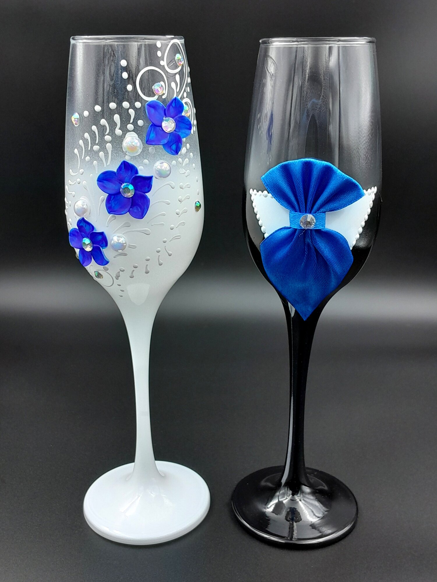 Свадебные бокалы "Жених и Невеста"