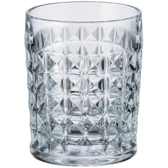 Набор стаканов для виски Crystal Bohemia "DIAMOND", 230 мл (набор 2 шт)