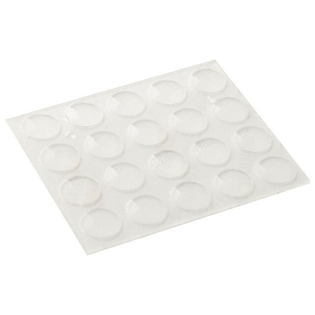 Рыжий КОТ противоударные накладки 8x8x1 мм прозрачные набор 20 шт для защиты поверхностей