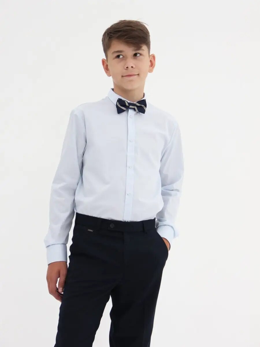 Школьная рубашка приталенная
