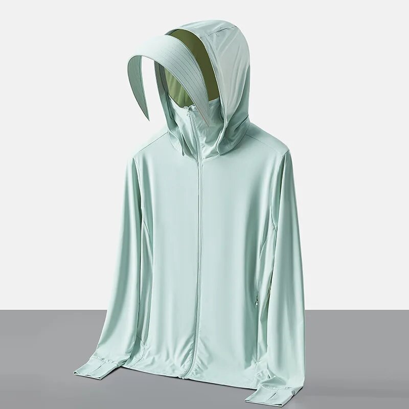 UPF50+ солнцезащитная рубашка HJ-FS035 XXXL, Women-Light Green