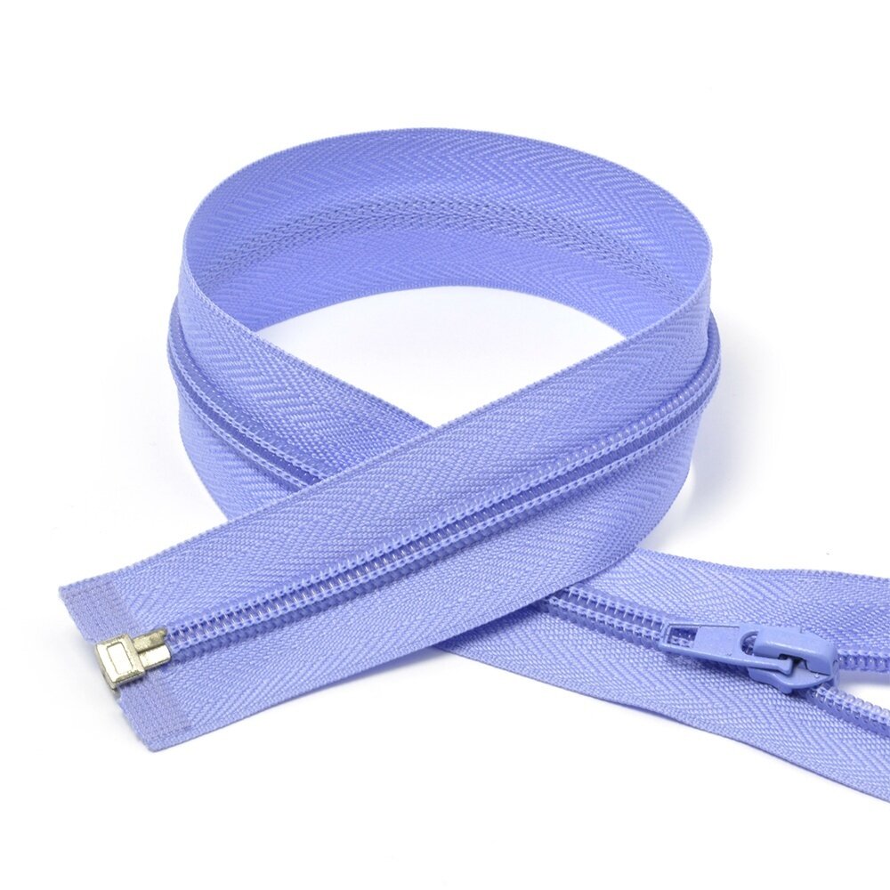 Молния MaxZipper пластиковая, Спираль, №5-N, 55 см, цвет F169, 166, светло-фиолетовый, 50 шт (ПЛ6.55.166. сирень)