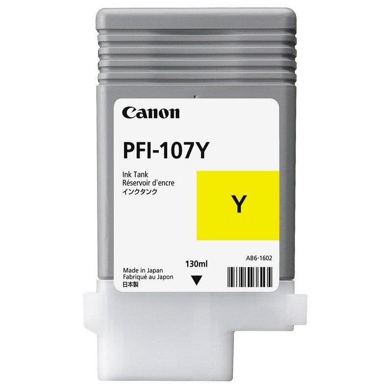 Картридж для струйного принтера Canon PFI-107Y, желтый, iPF680, 685, 780, 785 (6708B001)