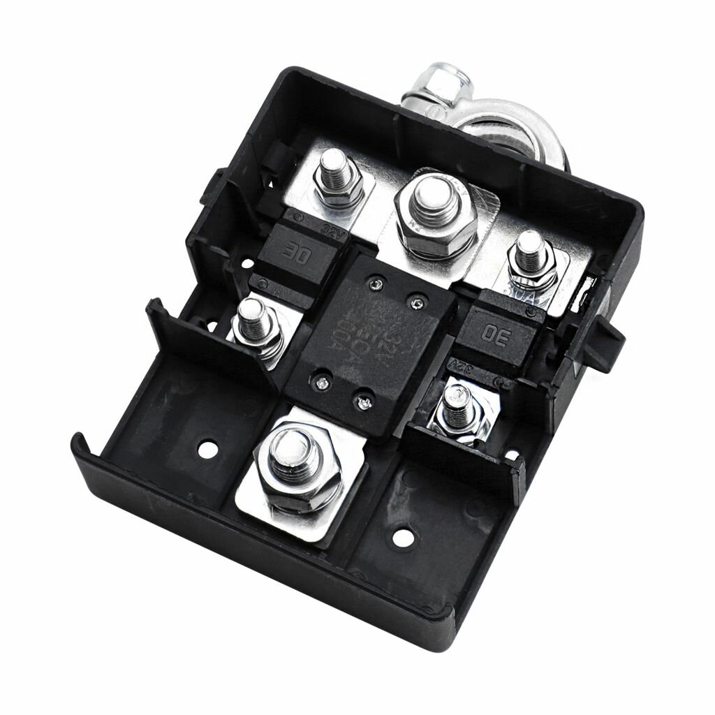 Автозапчасти, (1шт) Клеммный разъем аккумуляторной батареи автомобиля rv, блок предохранителей 32V400A-разъем-отрицательный электрод