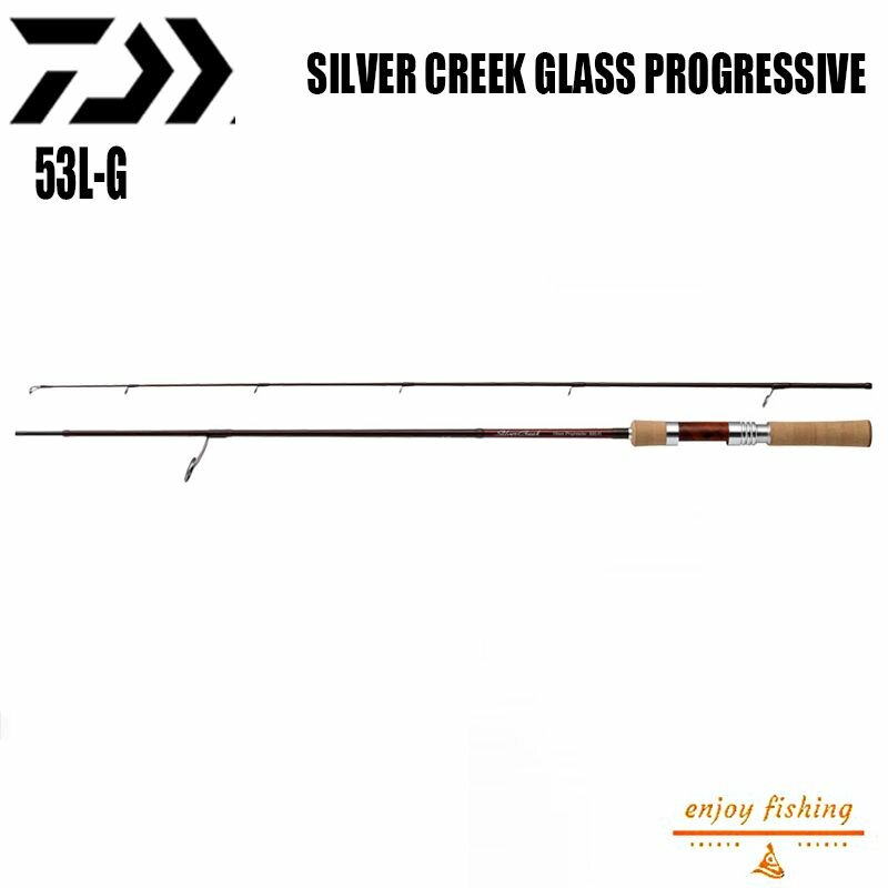DAIWA SILVER CREEK GLASS PROGRESSIVE 53L-G Пресноводная морская вода Удочка для ловли рыбы