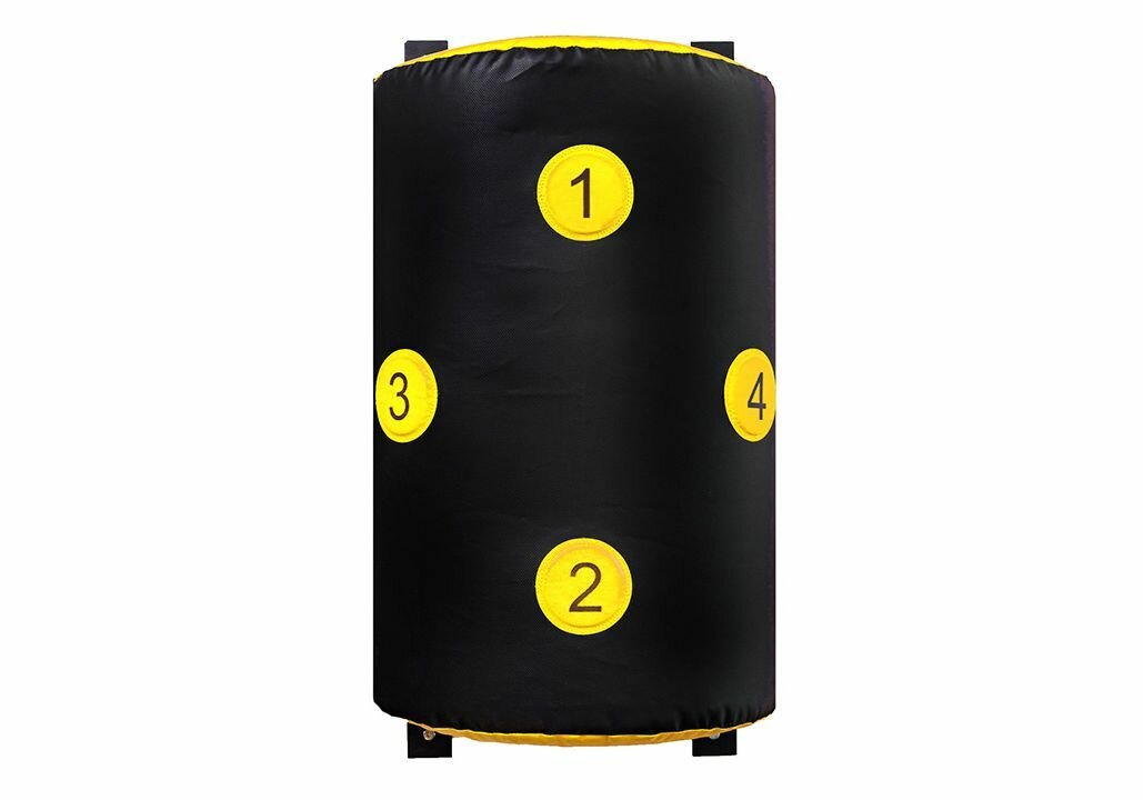 Настенная боксёрская подушка "Полукруг" SportPanda 70х40х22 см