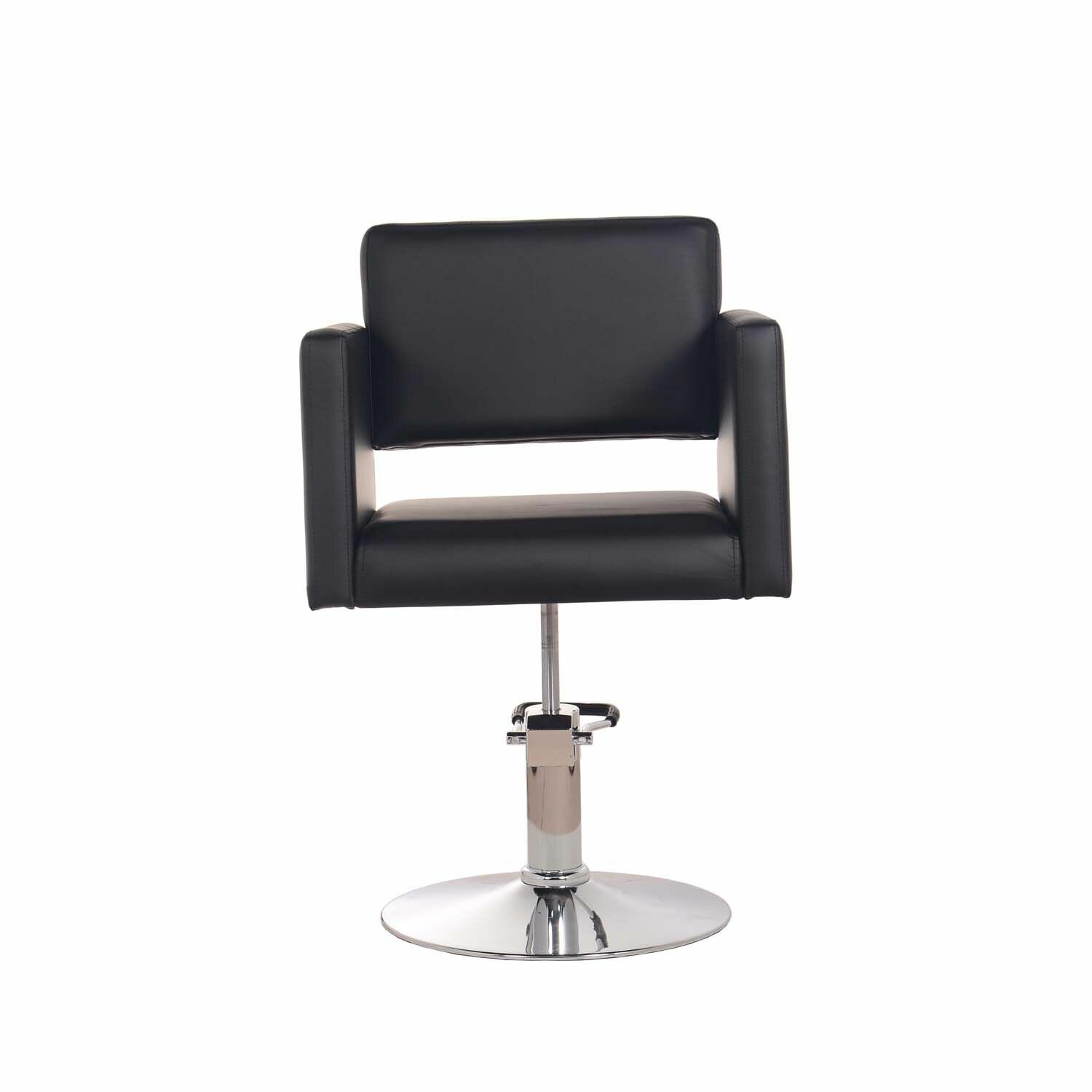 Парикмахерское кресло "Кубик II", высокий, основание- диск, гидравлика