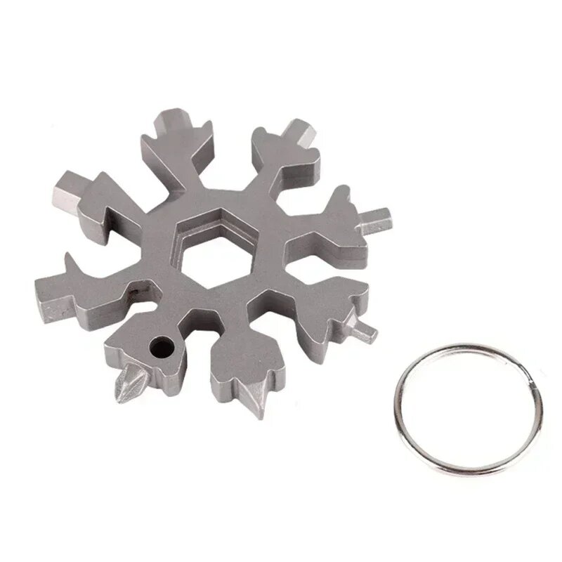 MOONBIFFY Многофункциональный ключ-отвертка 18 в 1 серебристый