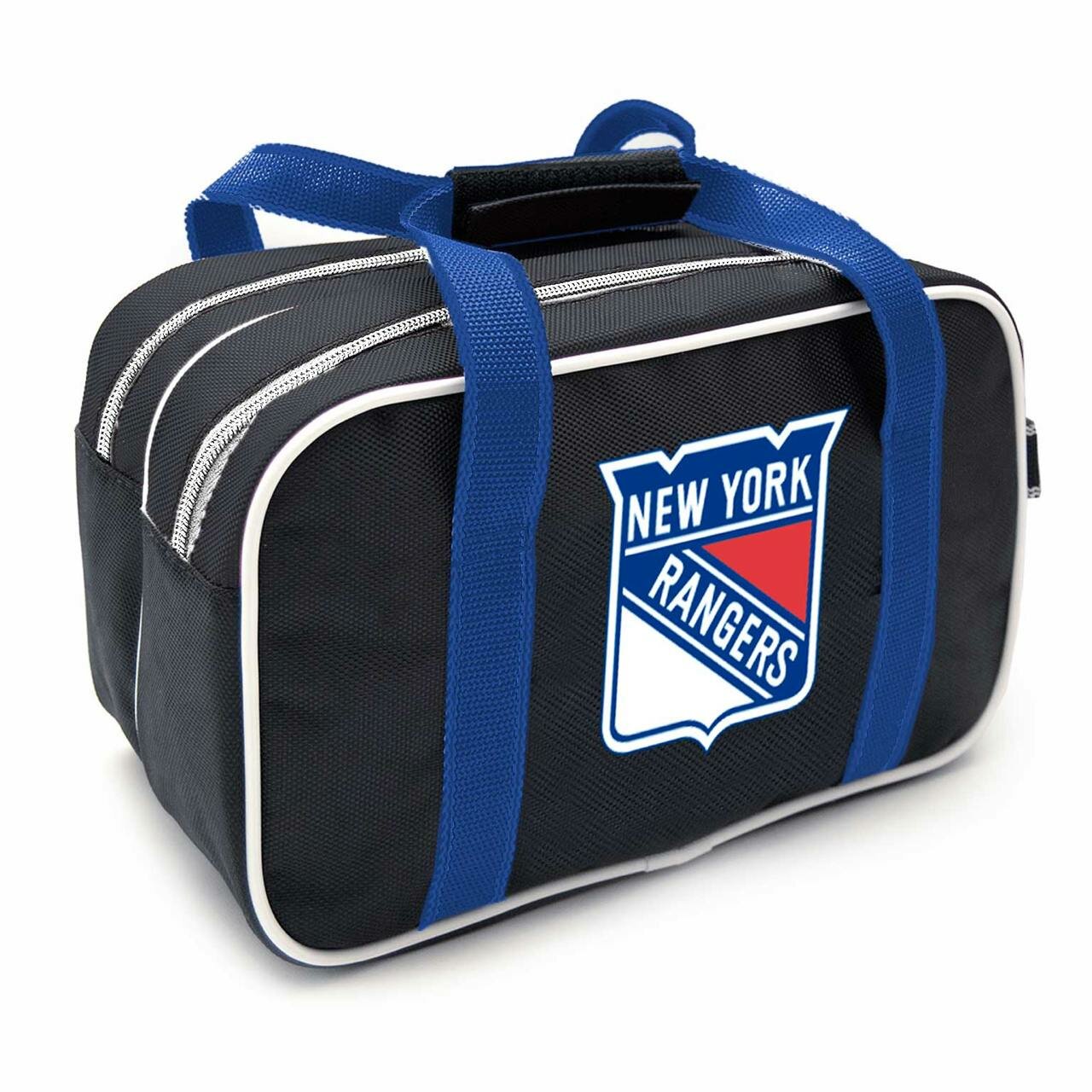 Косметичка органайзер хоккеиста - черная с логотипом, 28х17х14см