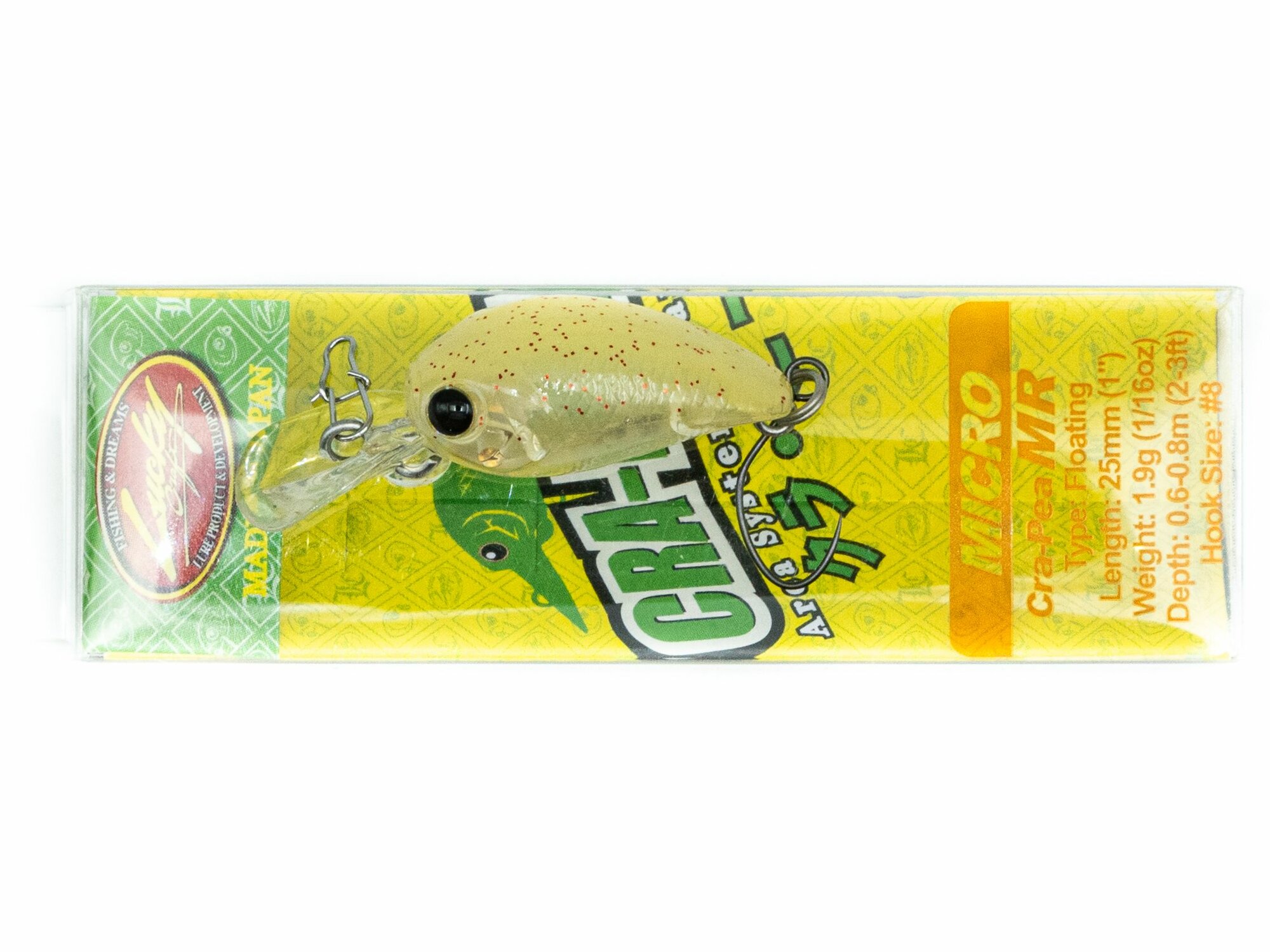 Воблер рыболовный Lucky Craft Micro Cra-Pea DR, 1.9 гр, на форель, цвет #KLP Kara Mayo