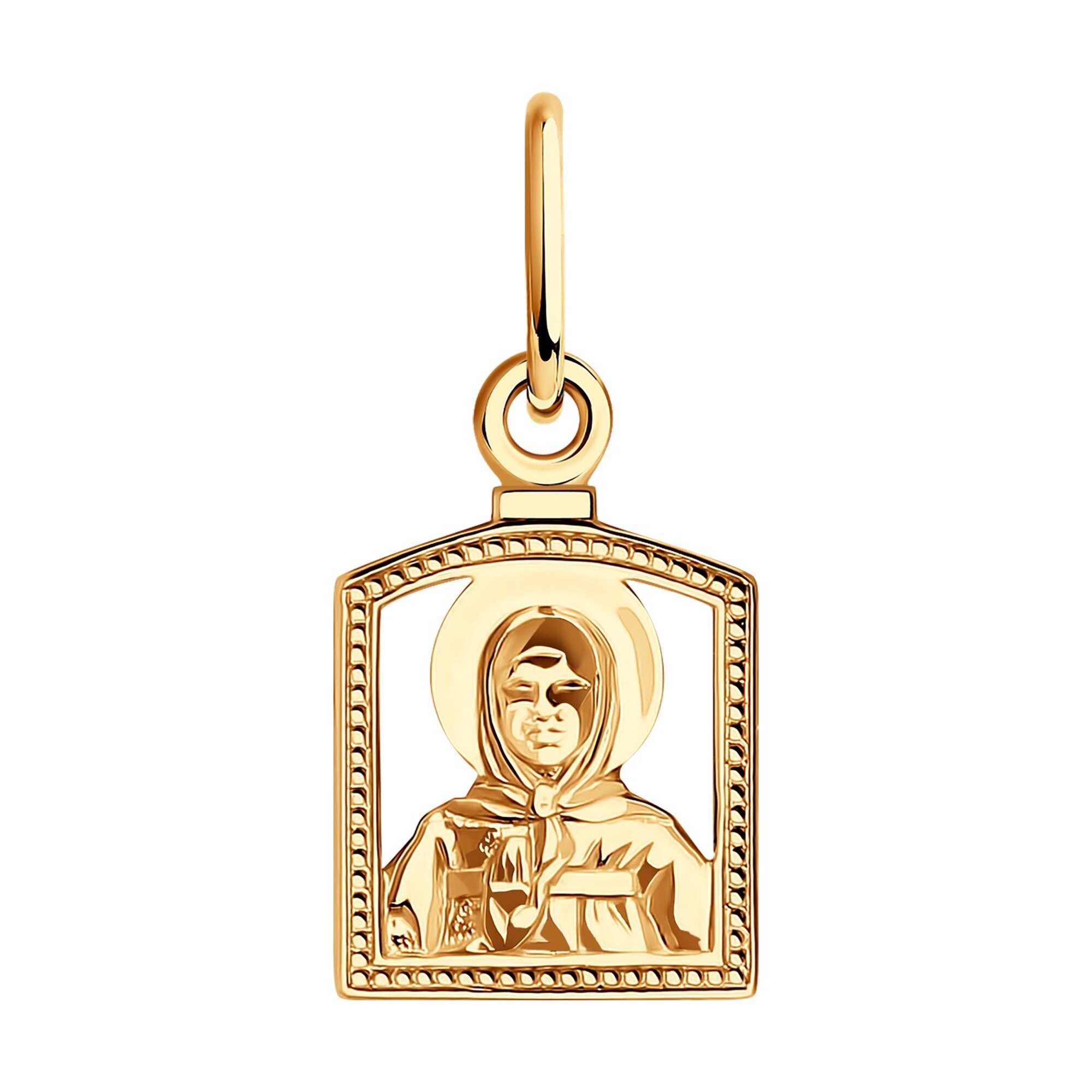 Иконка, красное золото, 585 проба