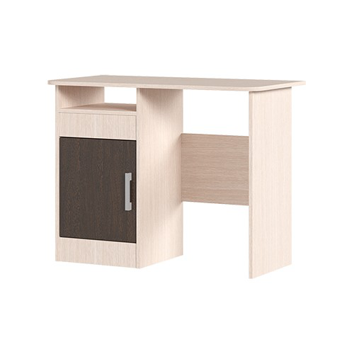 Стол компьютерный прямой деревянный для школьника №4 97х50х75 см, венге/белфорт