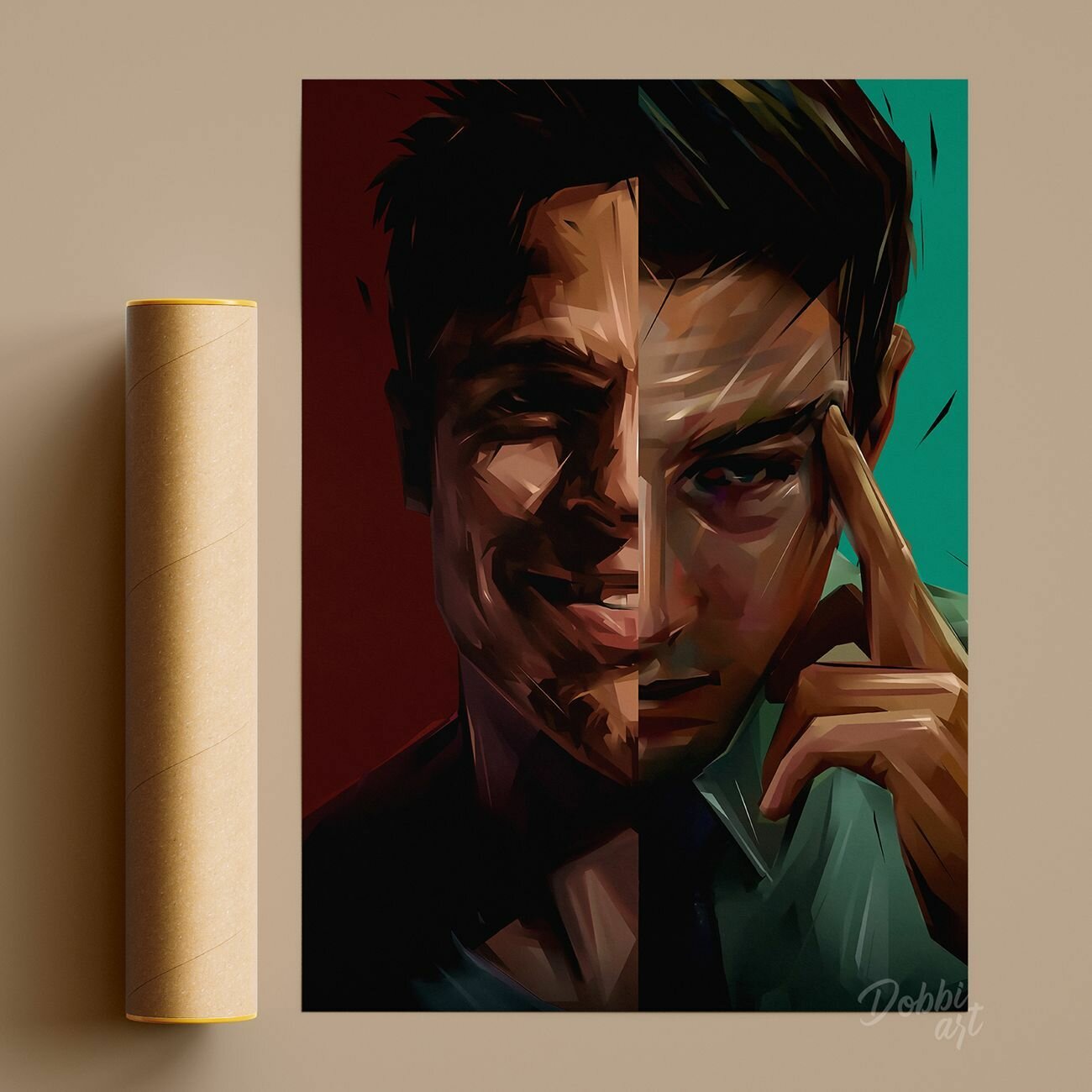 Постер Бойцовский клуб 40х50 см без рамы/ Fight Club/ Плакат для интерьера, в подарок