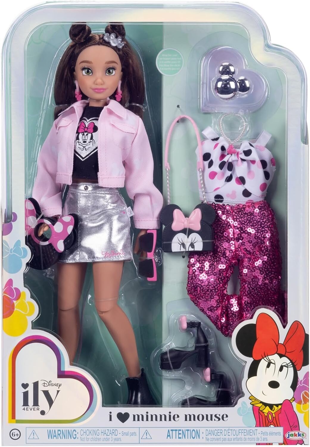 Кукла Disney ILY 4ever I love Minnie Минни Маус с комплектом одежды