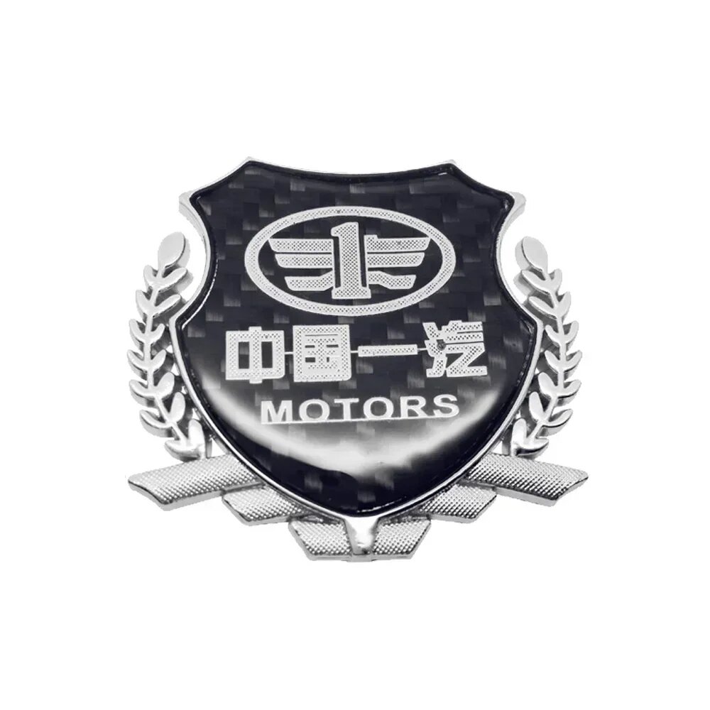 3D металлическая наклейка на автомобиль, эмблема грузовика, значок, украшение для стайлинга автомобиля, аксессуары для FAW Besturn B50 B70 X80 Jinn Oley V2 V5 N5 Vita Silver