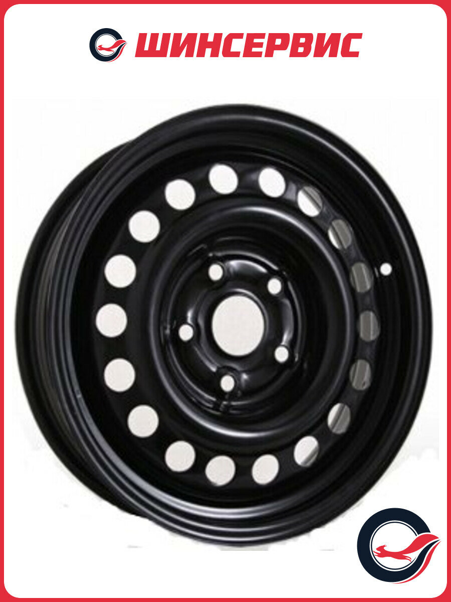 Стальной диск TREBL 7305 R15x6.0J 5x114.3 ET43 ЦО66.1