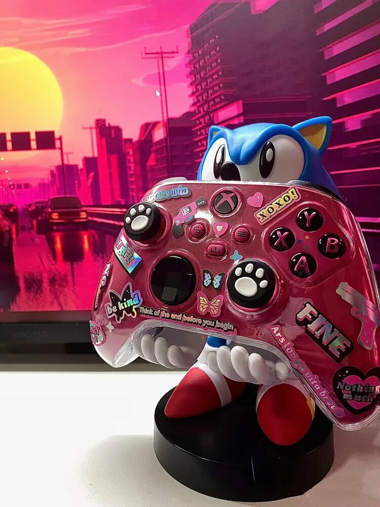 Кронштейн из смолы Ежик Соник, украшение из смолы, настольная подставка для геймпада XBOX SWITCH