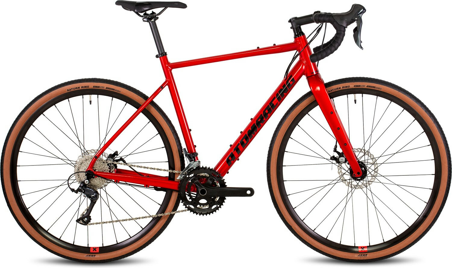 Велосипед гравийный Atom Tundra LTD 2 (Sora) (2025), рама L (56cm), красный