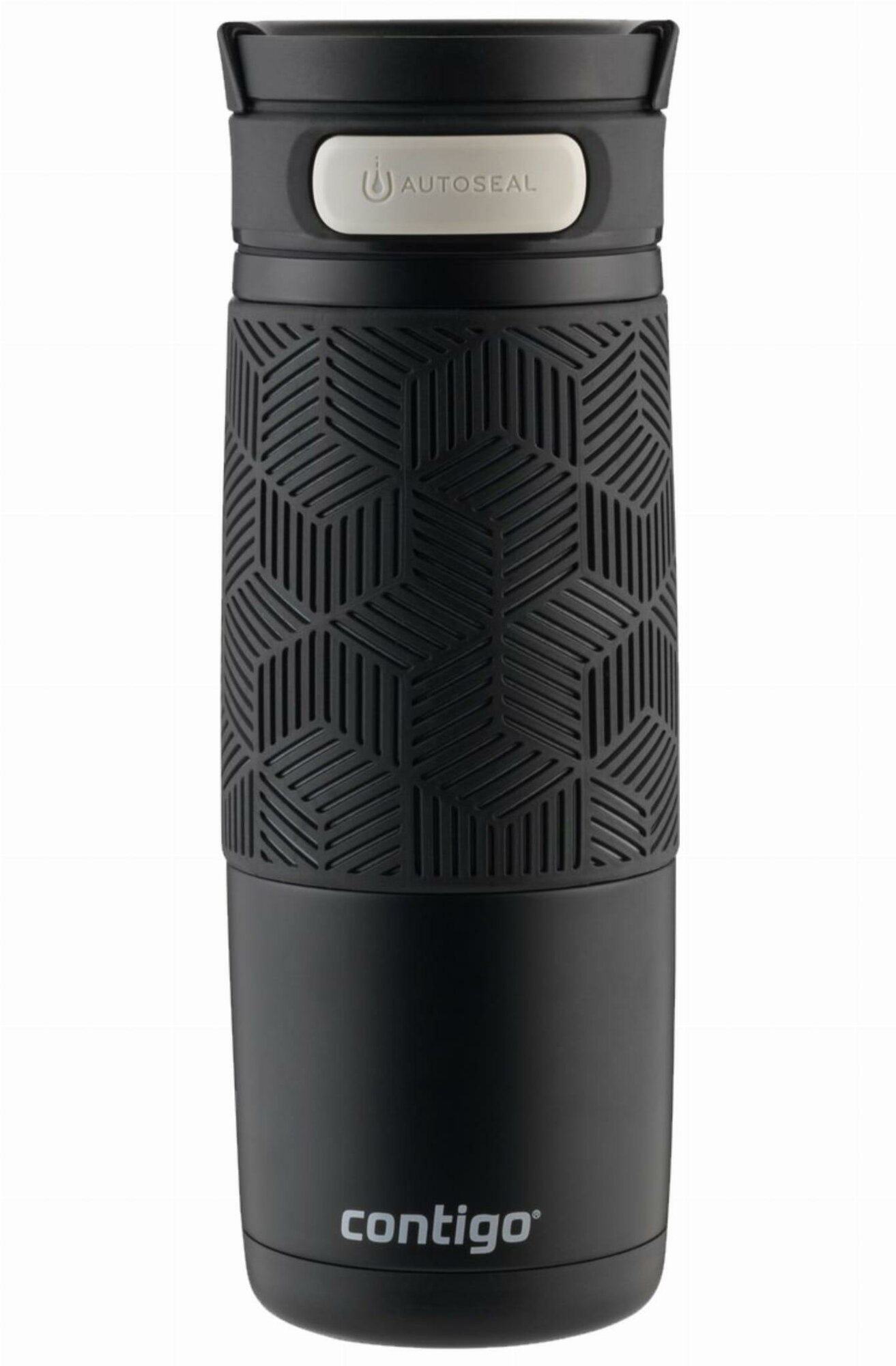 Decathlon Термокружка Contigo Transit 470 мл, с вакуумной изоляцией, черная
