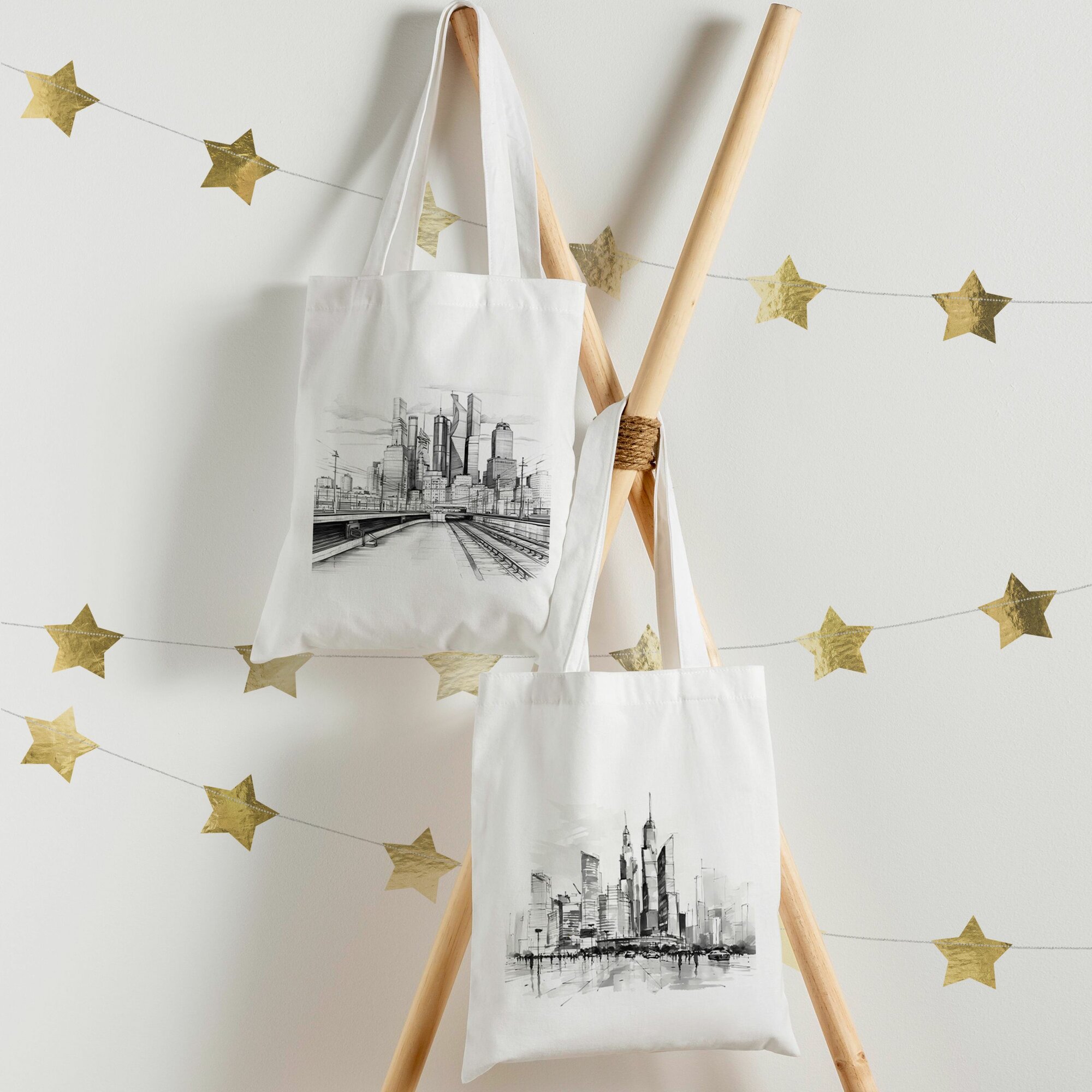 Комплект сумок шоппер, 2 шт.