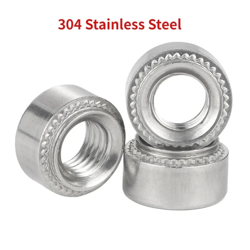 Самозажимные гайки из нержавеющей стали M2-M10 M4-1 (20Pcs), 304 Stainless Steel