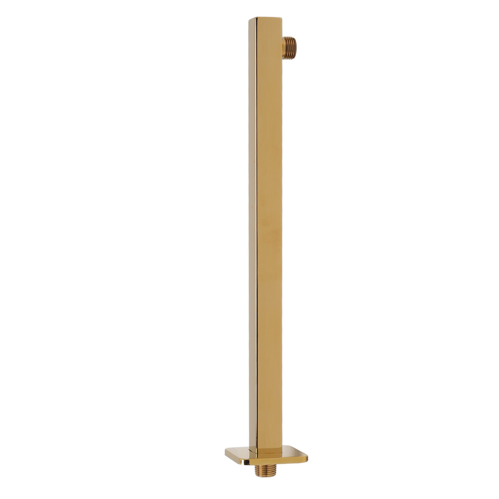 Настенный кронштейн для душа, квадратная насадка для душа из нержавеющей стали, удлинитель для душевой лейки, труба для душа, золото