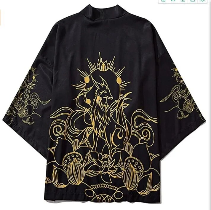 Халат SYDanne в китайском стиле с принтом карпа М, 28