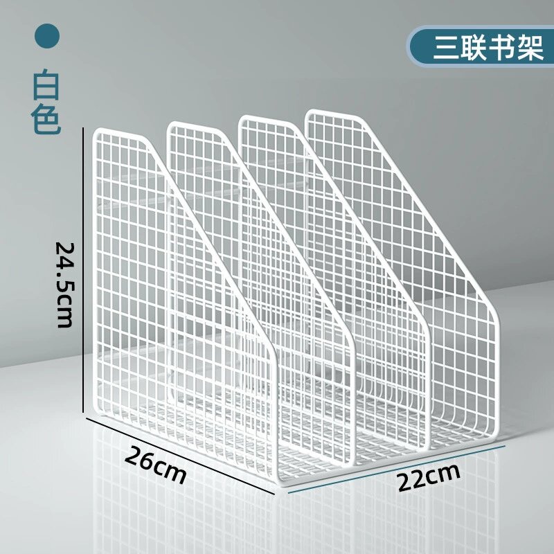 Лоток для бумаг металлический, подставка канцелярская А3