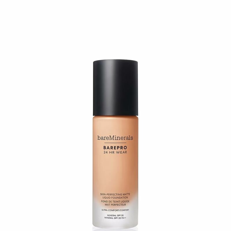 BareMinerals Жидкая тональная основа Barepro 24Hr Matte Comfort Mineral Spf20, 30 мл, Light 21 Warm