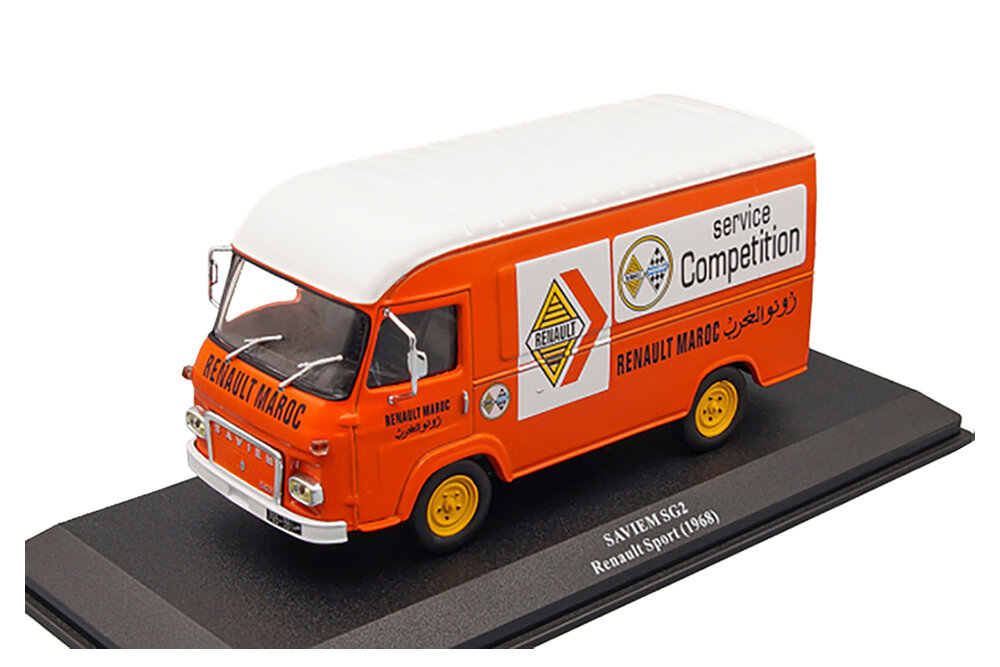 Модель коллекционная ALTAYA Saviem SG2 team renault из серии rallye véhicules d'assistance (без упаковки)