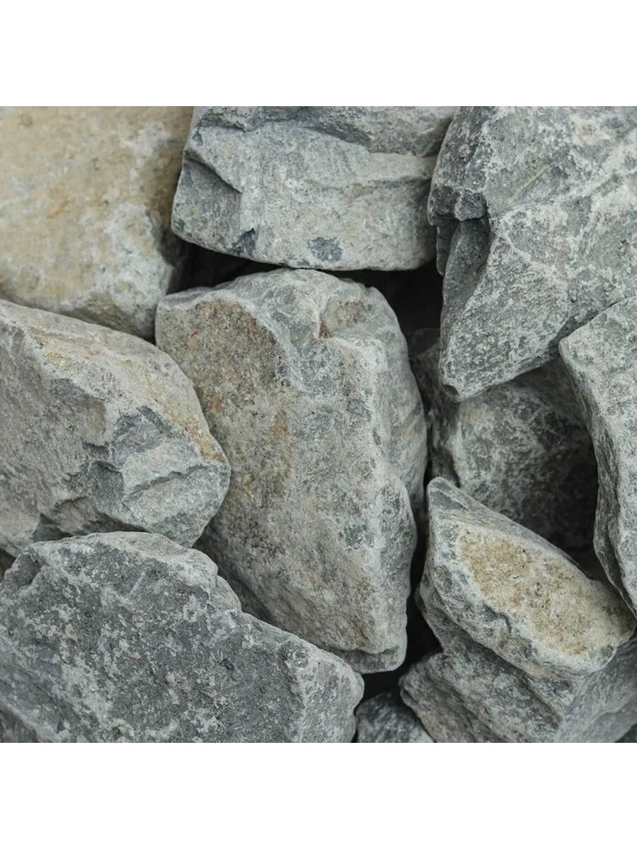Камень для бани и сауны Порфирит колотый 20 кг