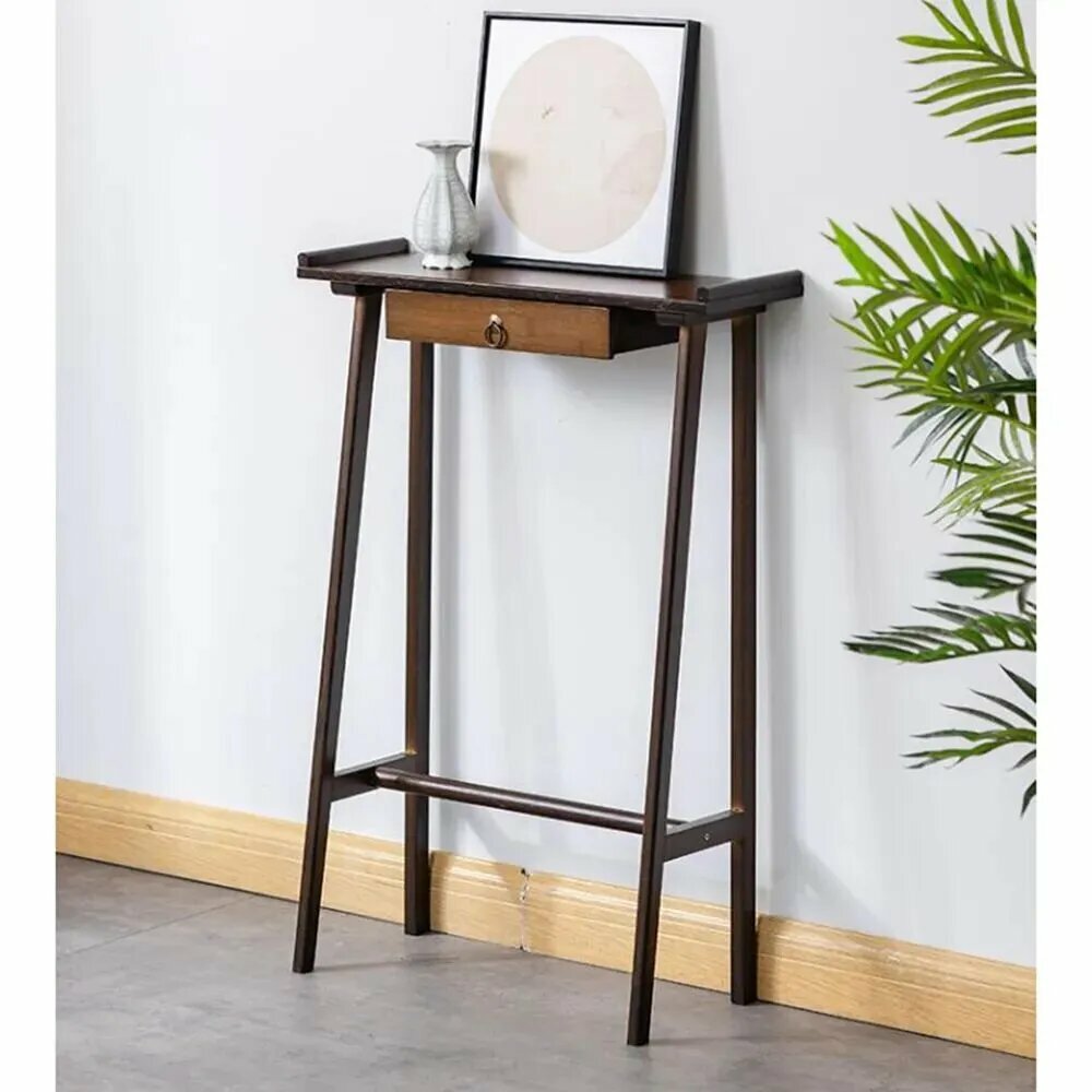 Столик-консоль, 50 см x 24 см x 85 см, разобранный, простой в сборке