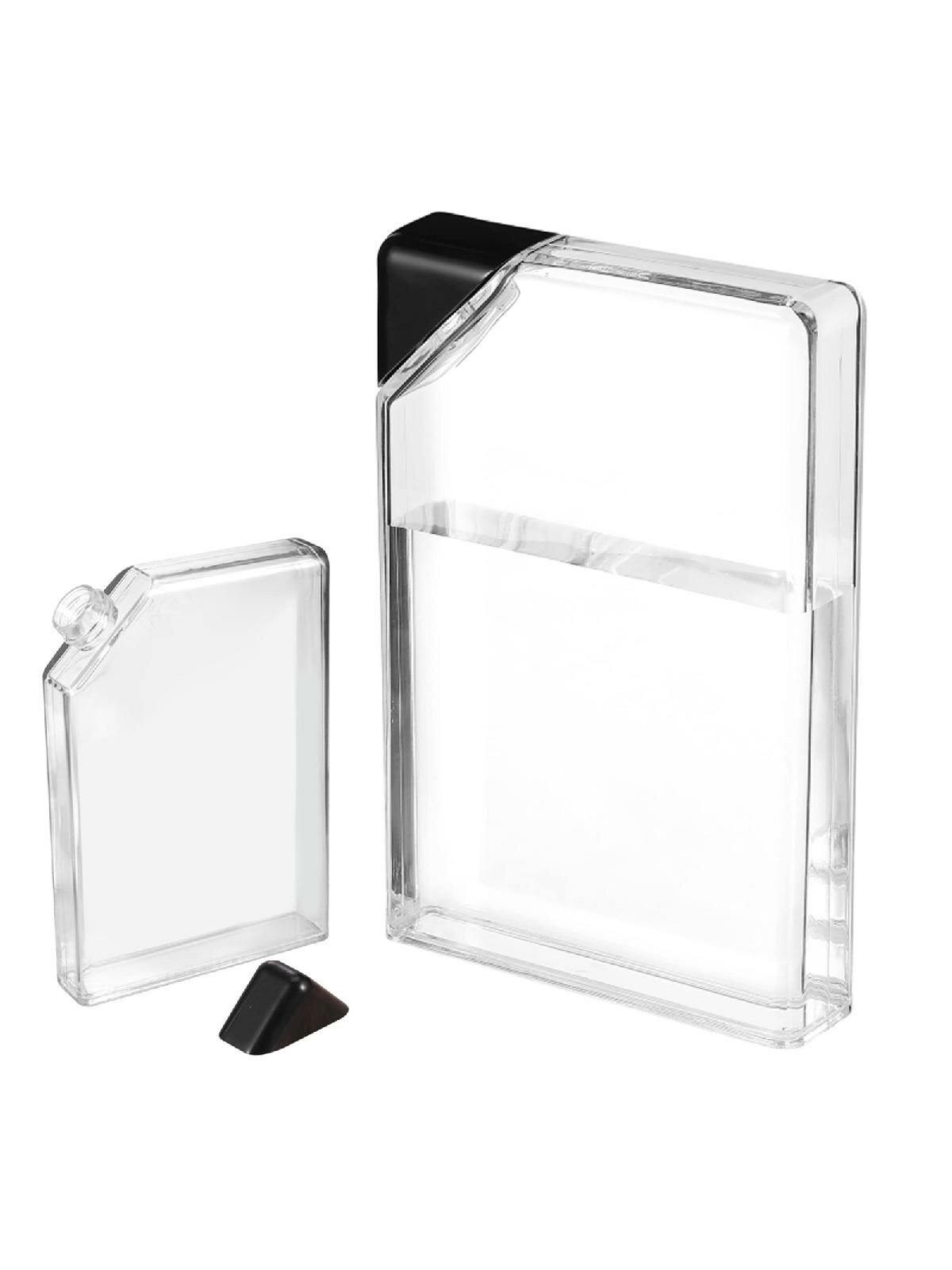 Плоская бутылка для воды Тонкая Стильная бутылка для питья Чашки для сока герметичные