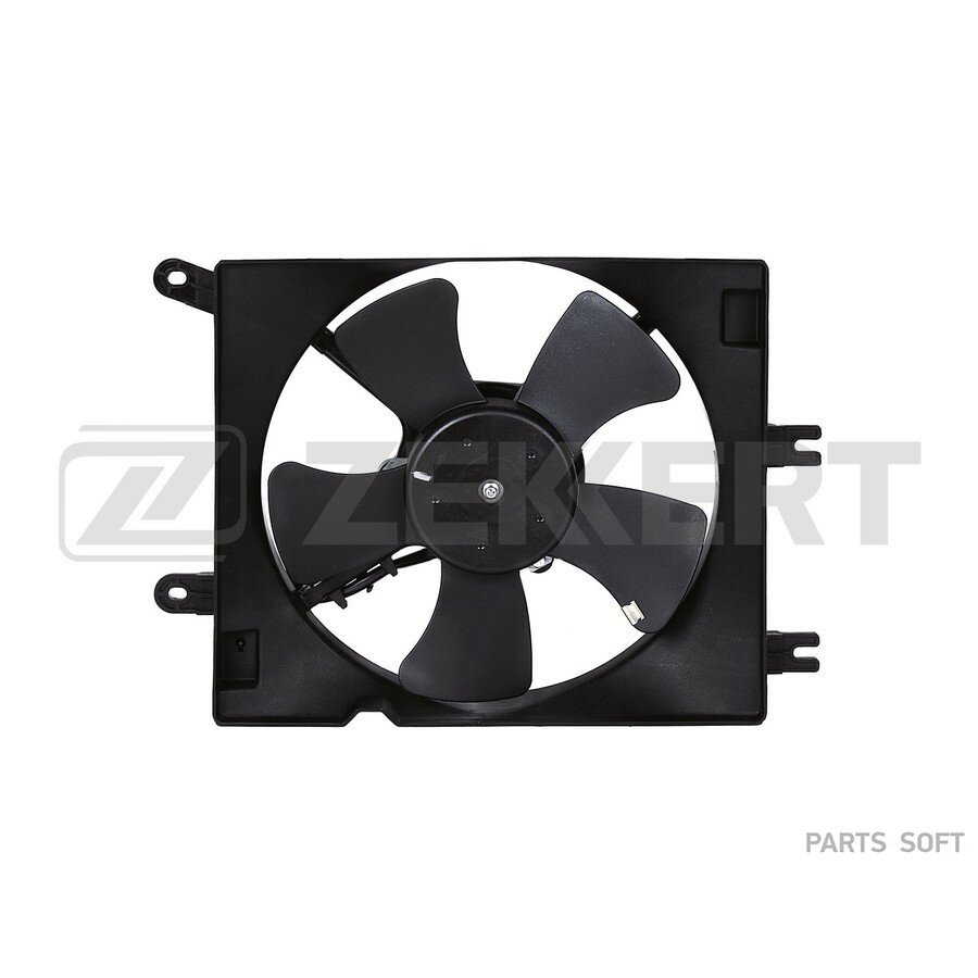 ZEKKERT MK-7102 Вентилятор радиатора с кожухом Chevrolet Lacetti (J200) 05- Daewoo Lacetti (KLAN) 04- Nubira (J200 ()