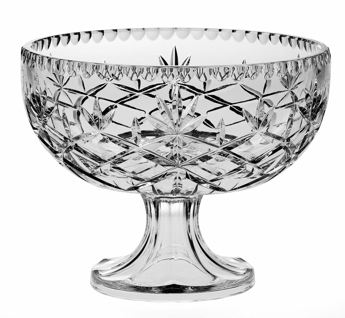 Салатник на ножке "CHRISTIE", 23 см, хрусталь, Crystal Bohemia/ БПХ073