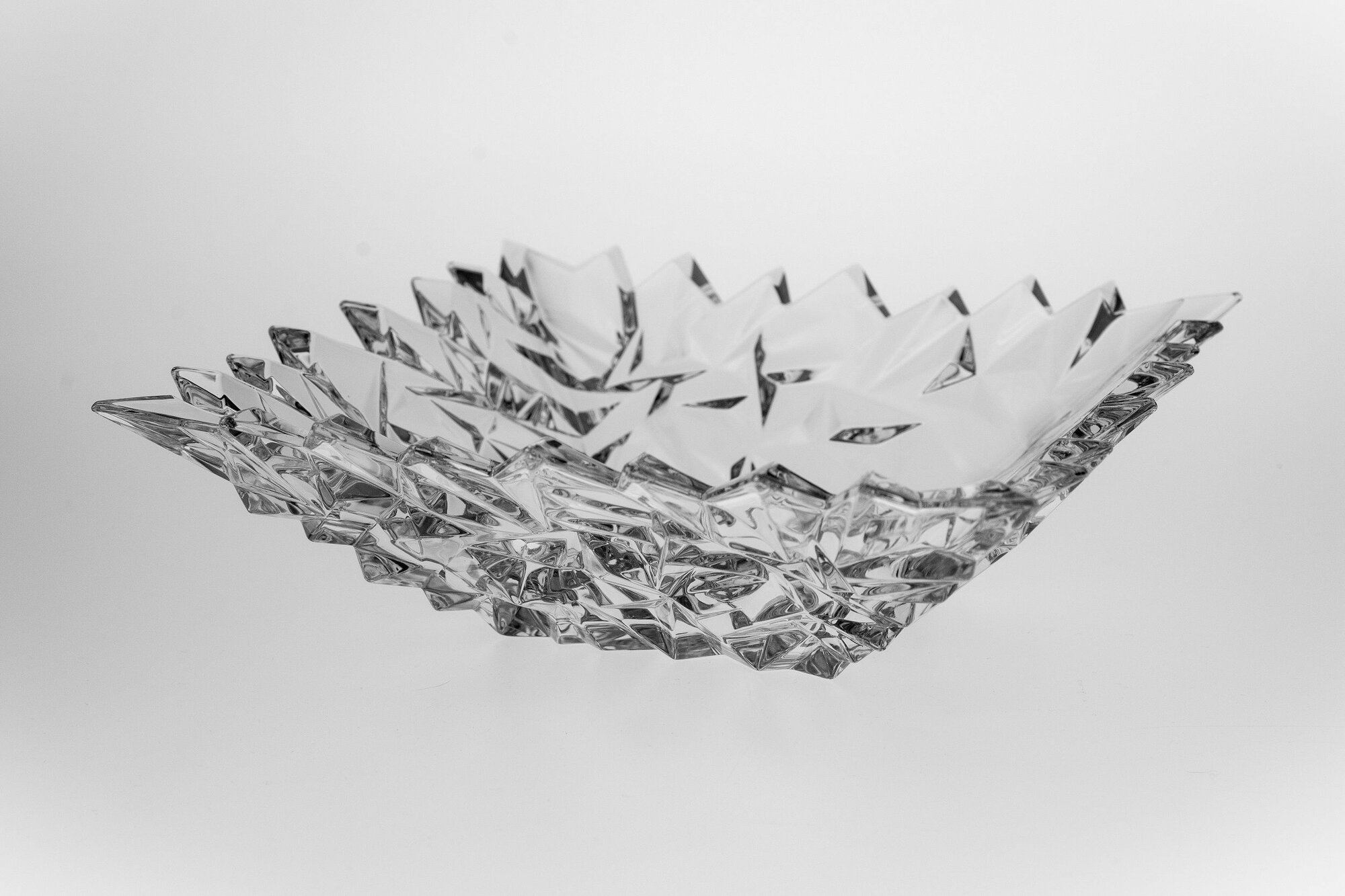 Салатник "GLACIER", 28 см, хрусталь, Bohemia Jihlava/ ИПХ045